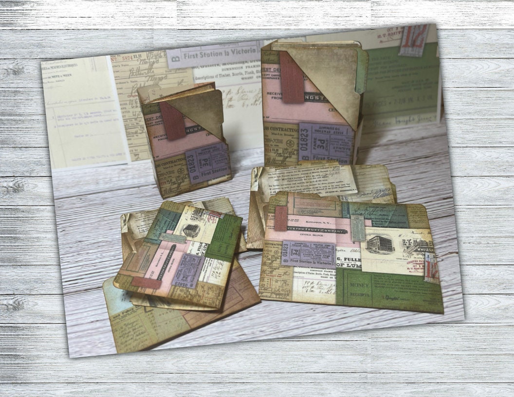 Mini File Folders With Holder - Digital Download - Full Journal Kit ...