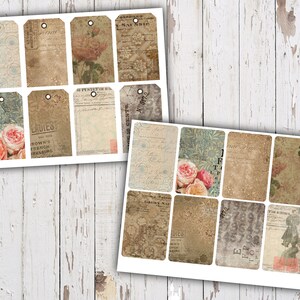 Decorum Junk Journal Kit - Digital Paper Prints - Scrapbook - Vintage ...