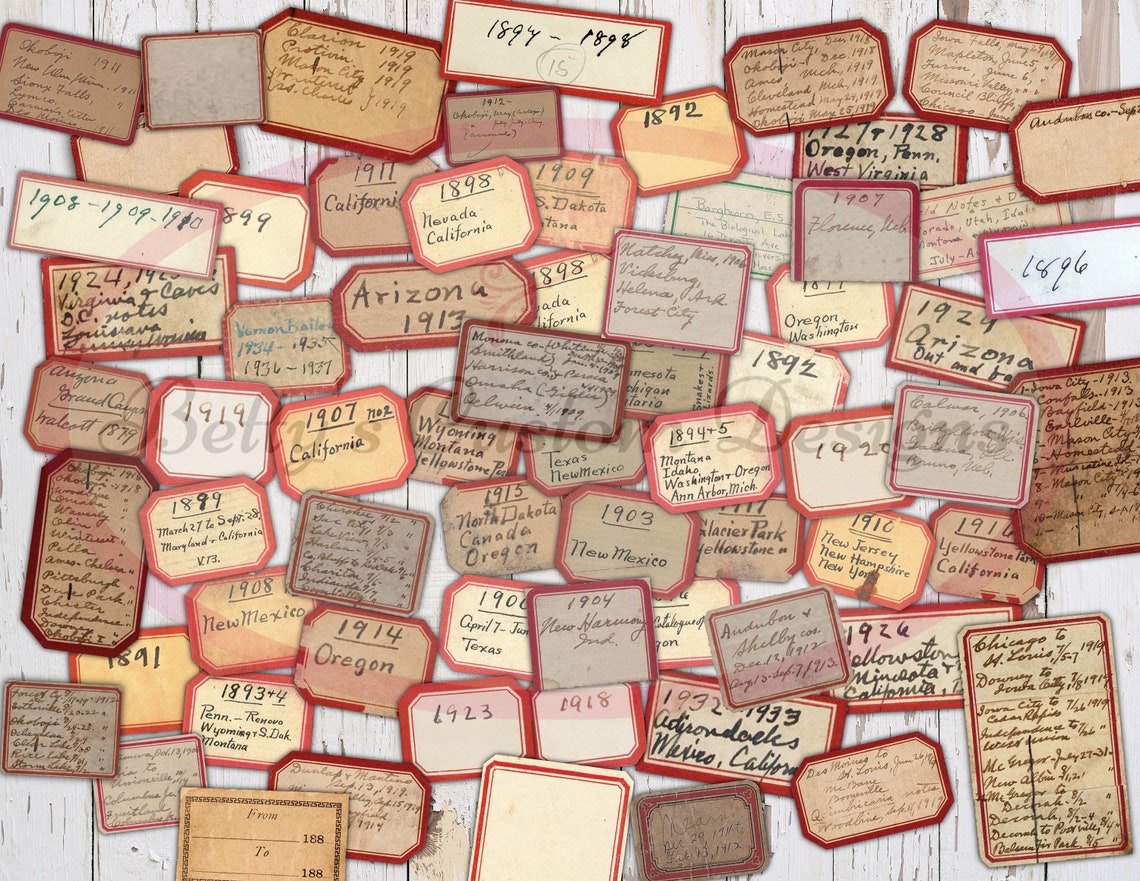 Field Note Labels Random Labels Junk Journal Ephemera - Etsy Field Note Labels Random Labels Junk Journal Ephemera - Etsy