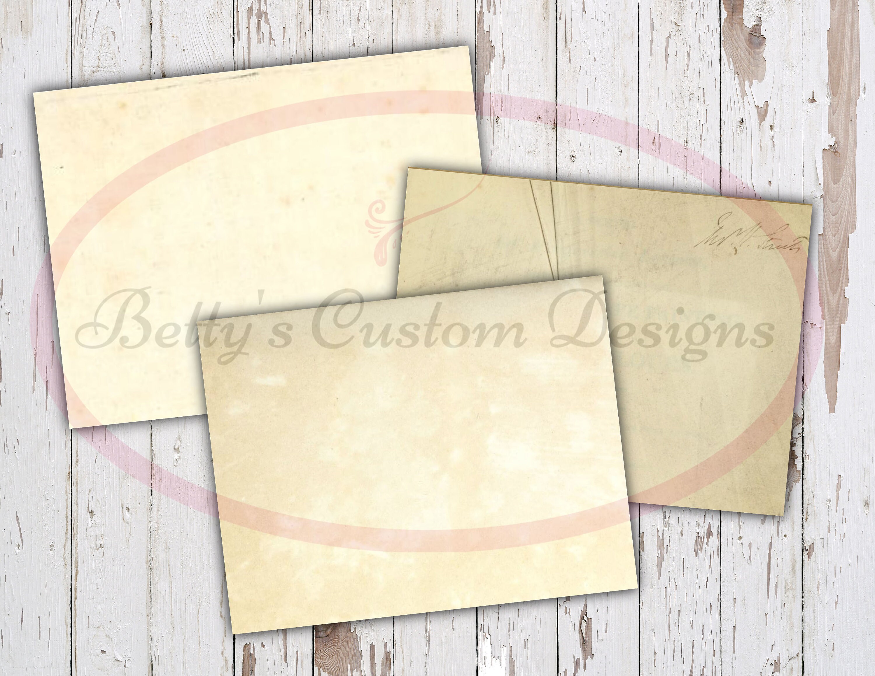 Printable Vintage Aged Paper Paper Textures Digital Paper - Etsy