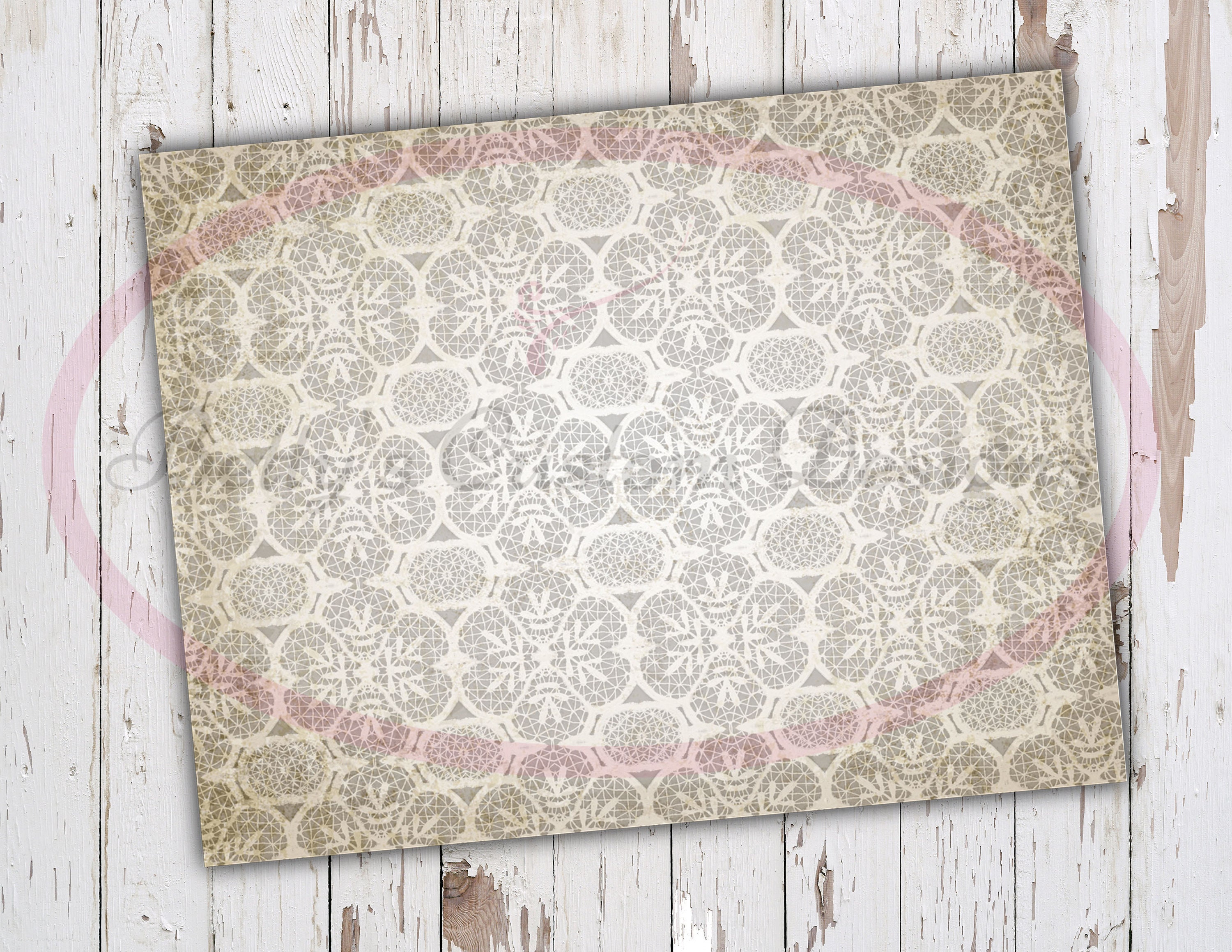 Grungy Vintage Lace Background Paper Journal Paper Junk - Etsy