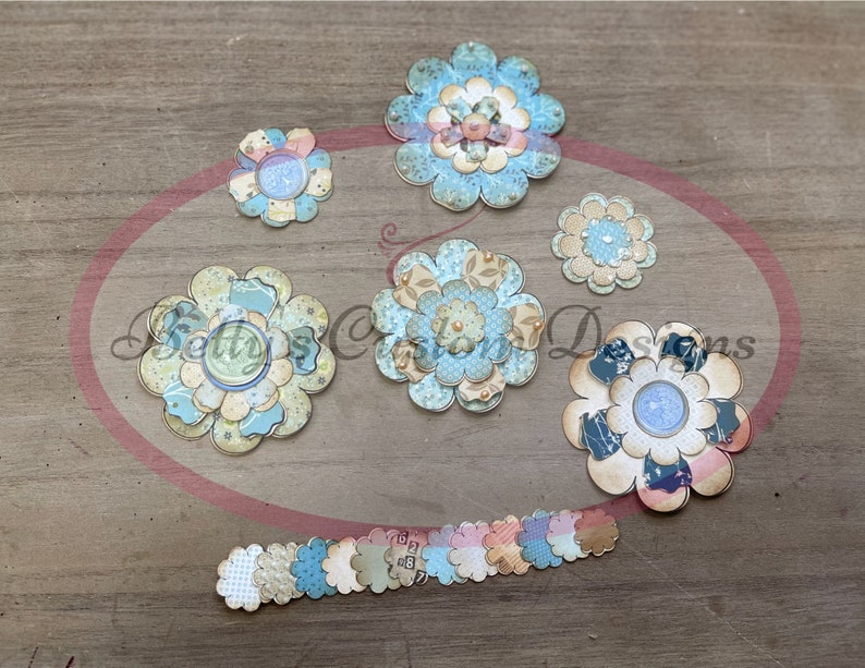 Flower Cluster Kit 1 Printable Journal Cards Digital | Etsy