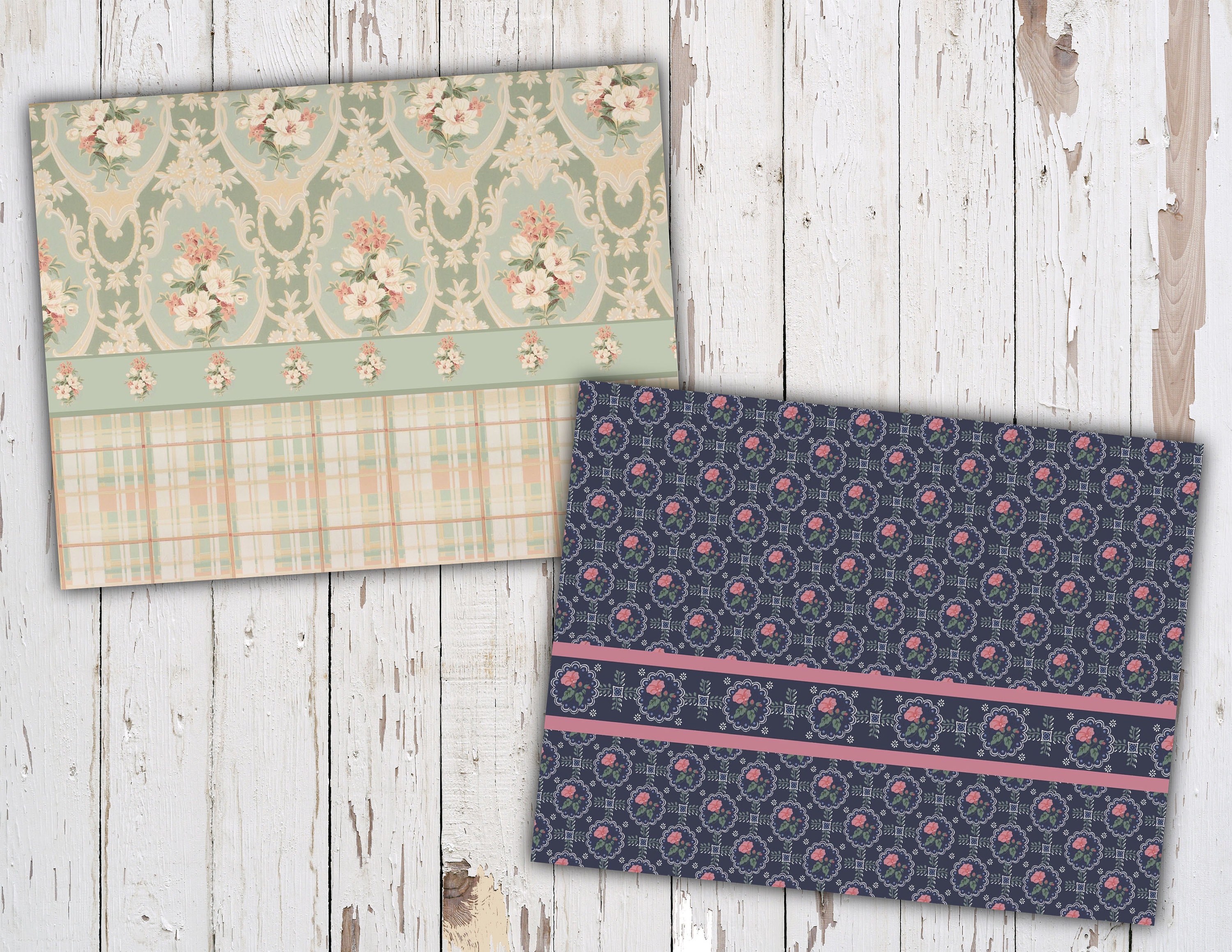 Vintage French Wallpaper Antique Wallpaper French Rose - Etsy