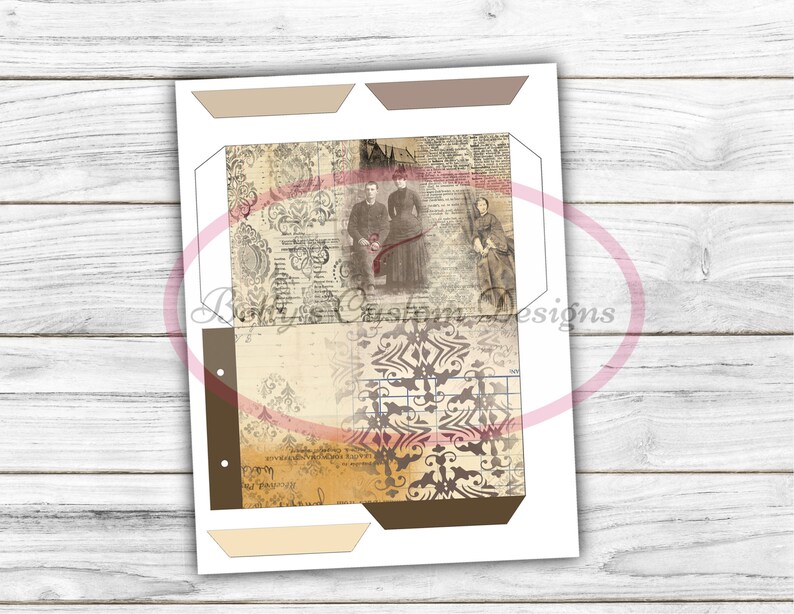 Mini File Folder Book Memories Digital Printable - Etsy