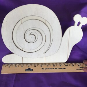 Wooden Snail Folk Art. Great for Snail Lover Wall Hanging. FREE ...