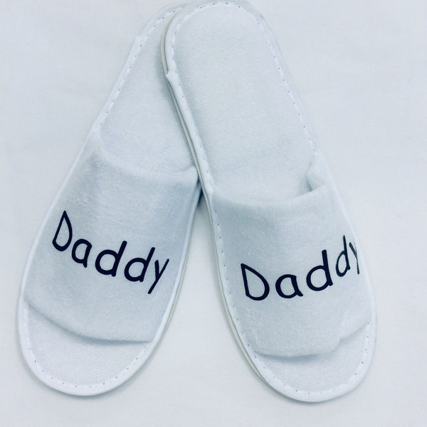 Personalised Spa Slippers Men - Etsy UK