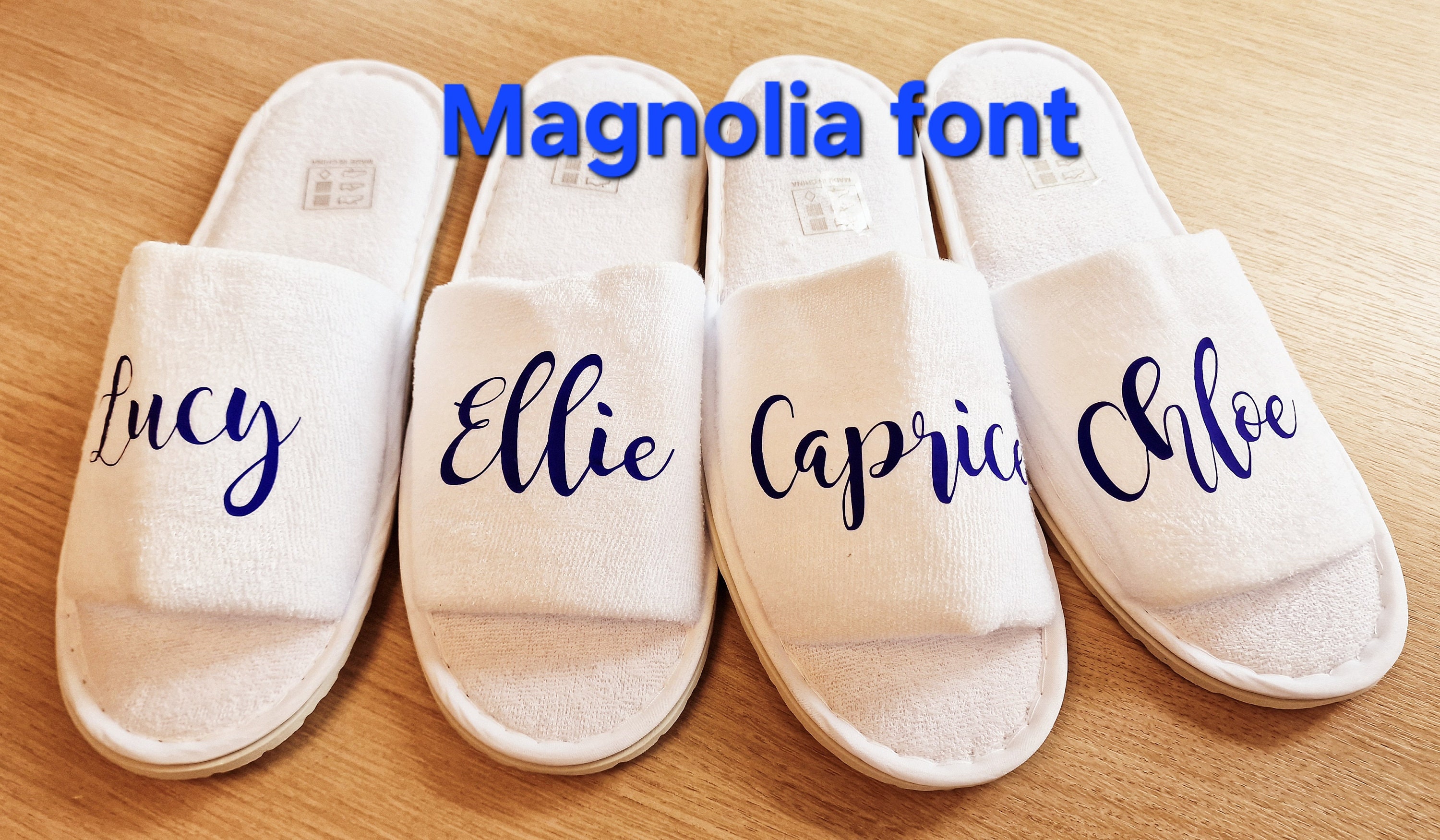 Personalised Adult Spa Slippers Hen Night Wedding - Etsy
