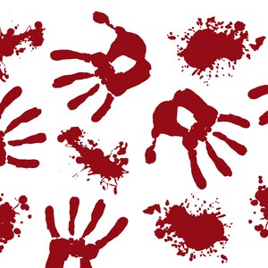 Bloody Hand Glass Wrap Svg,16oz Libbey Full Wrap Svg,can Glass Wrap ...