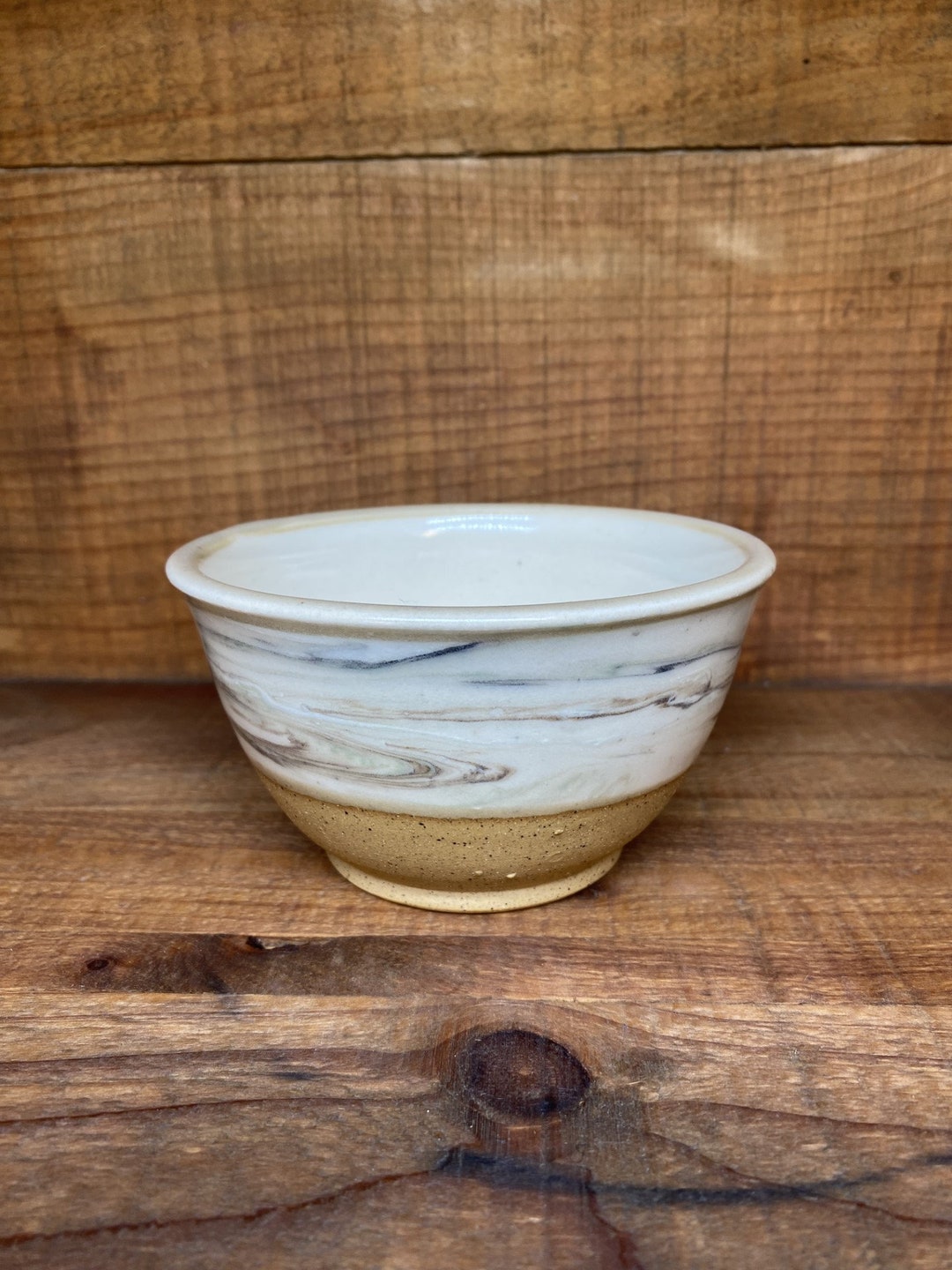 Mini Ceramic Bowl With Natural Marble Swirl Design. - Etsy
