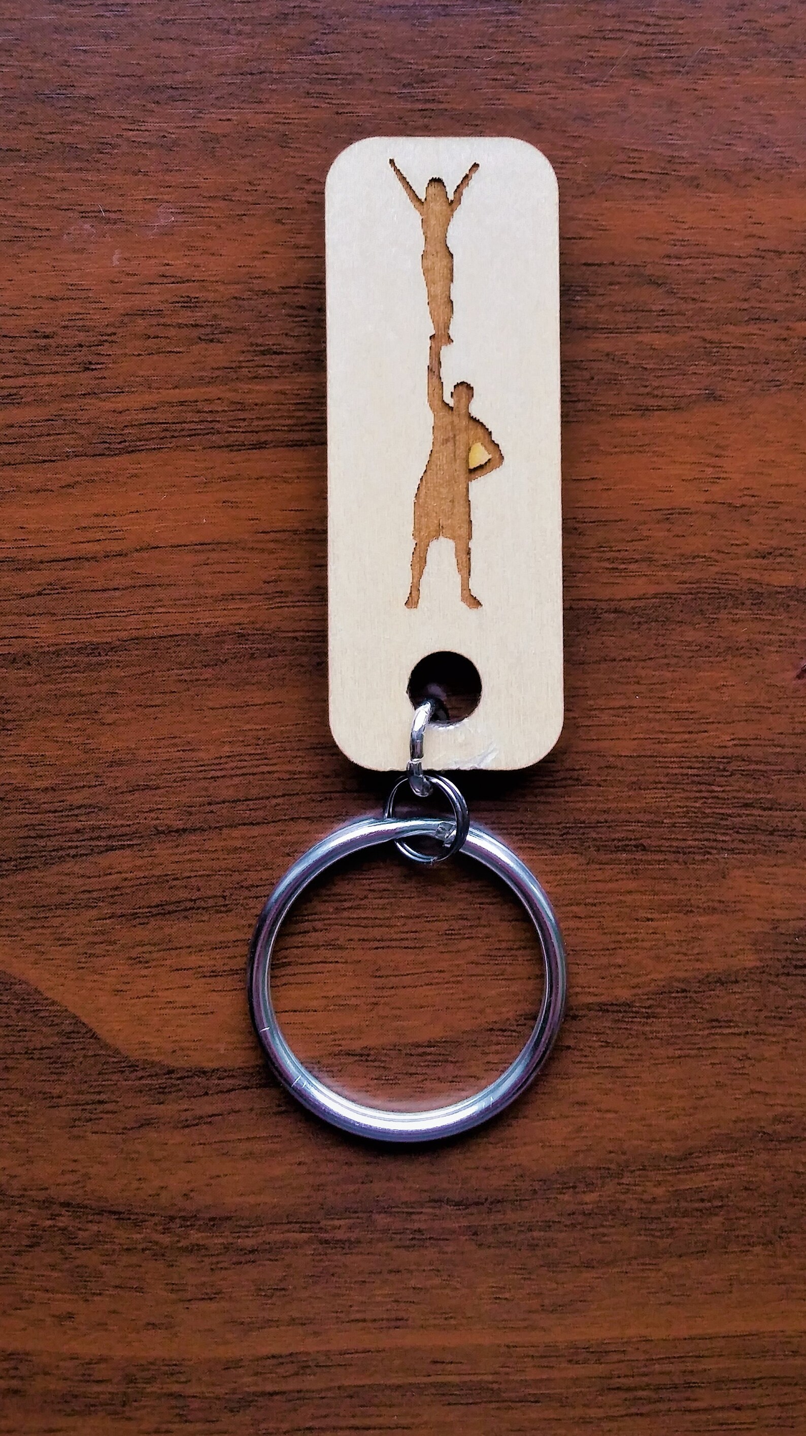 Personalized Male Cheerleader Keychain Cheerleader Gift | Etsy