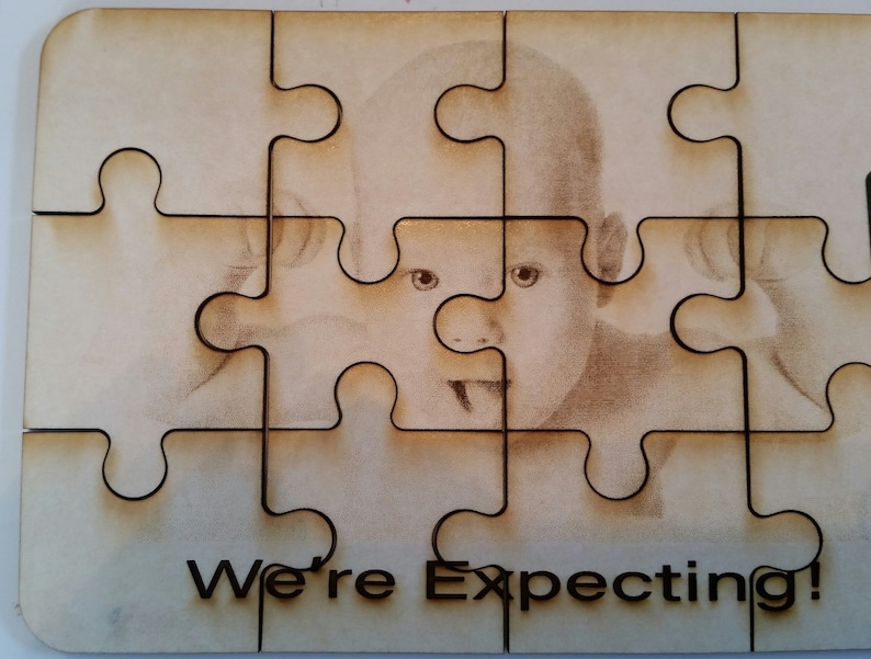 We're Having a Baby Reveal Puzzle Jigsaw Puzzle Surprise | Etsy