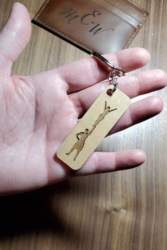 Personalized Male Cheerleader Keychain Cheerleader Gift Coed | Etsy