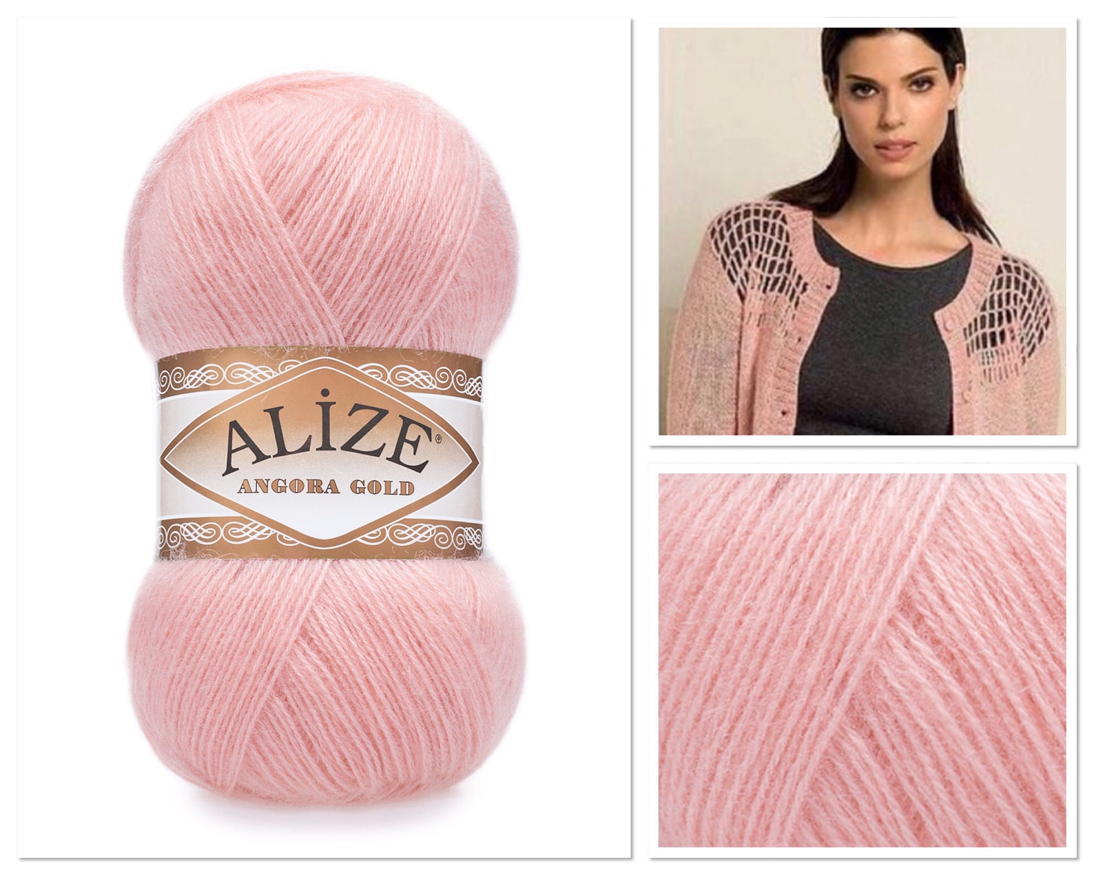 Fil Alize Angora Gold Fil de mélange dangora de tricot | Etsy