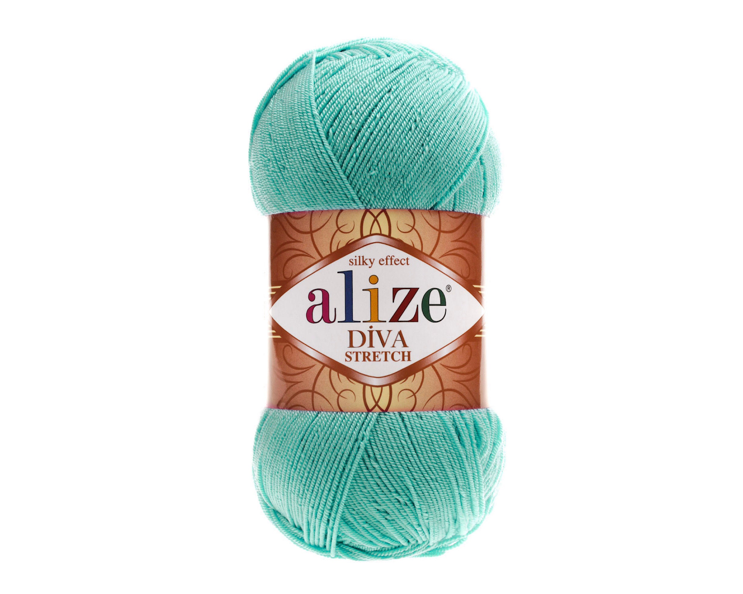 Alize Diva Stretch Yarn Knitting Summer Yarn for Bikini - Etsy