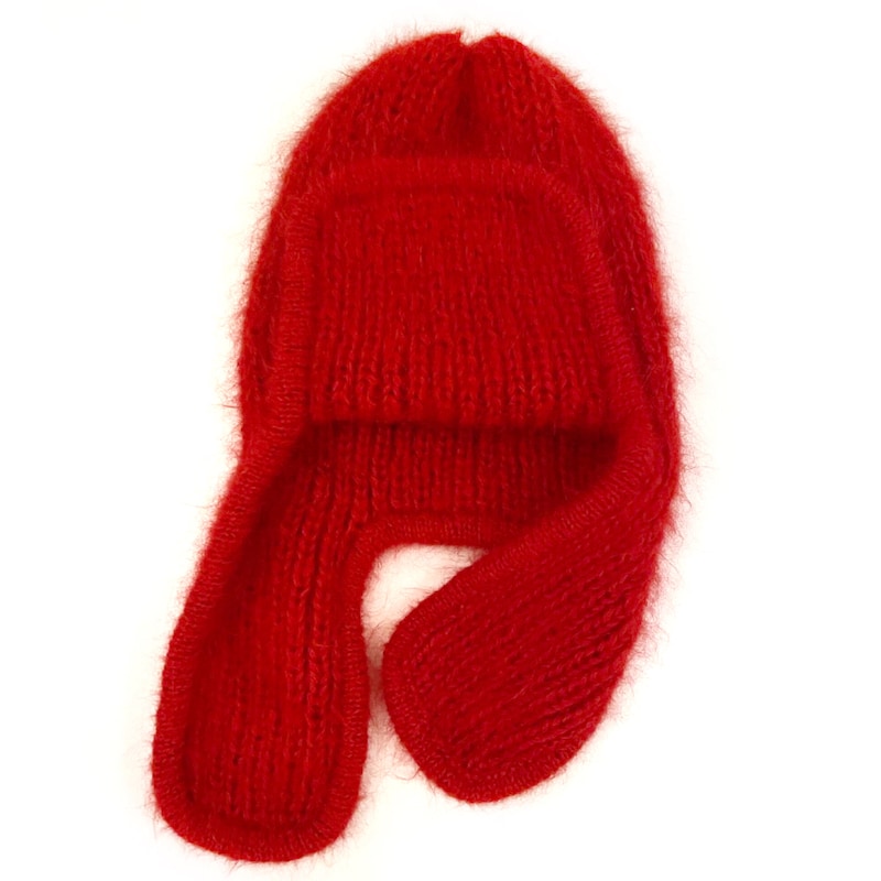 Red Knit Hat - Etsy