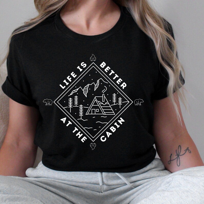 Life is Better at the Cabin SVG, Cabin SVG, Summer Svg, Cabin Life Svg ...