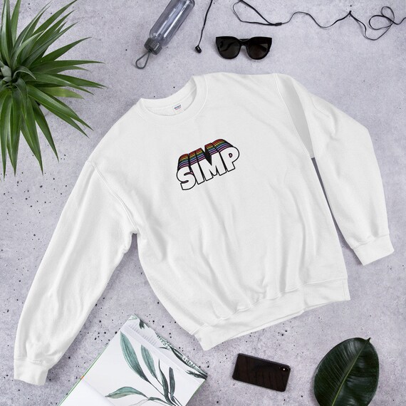 Simp Rainbow Unisex Sweatshirt Simp Simp Shirt Simp | Etsy