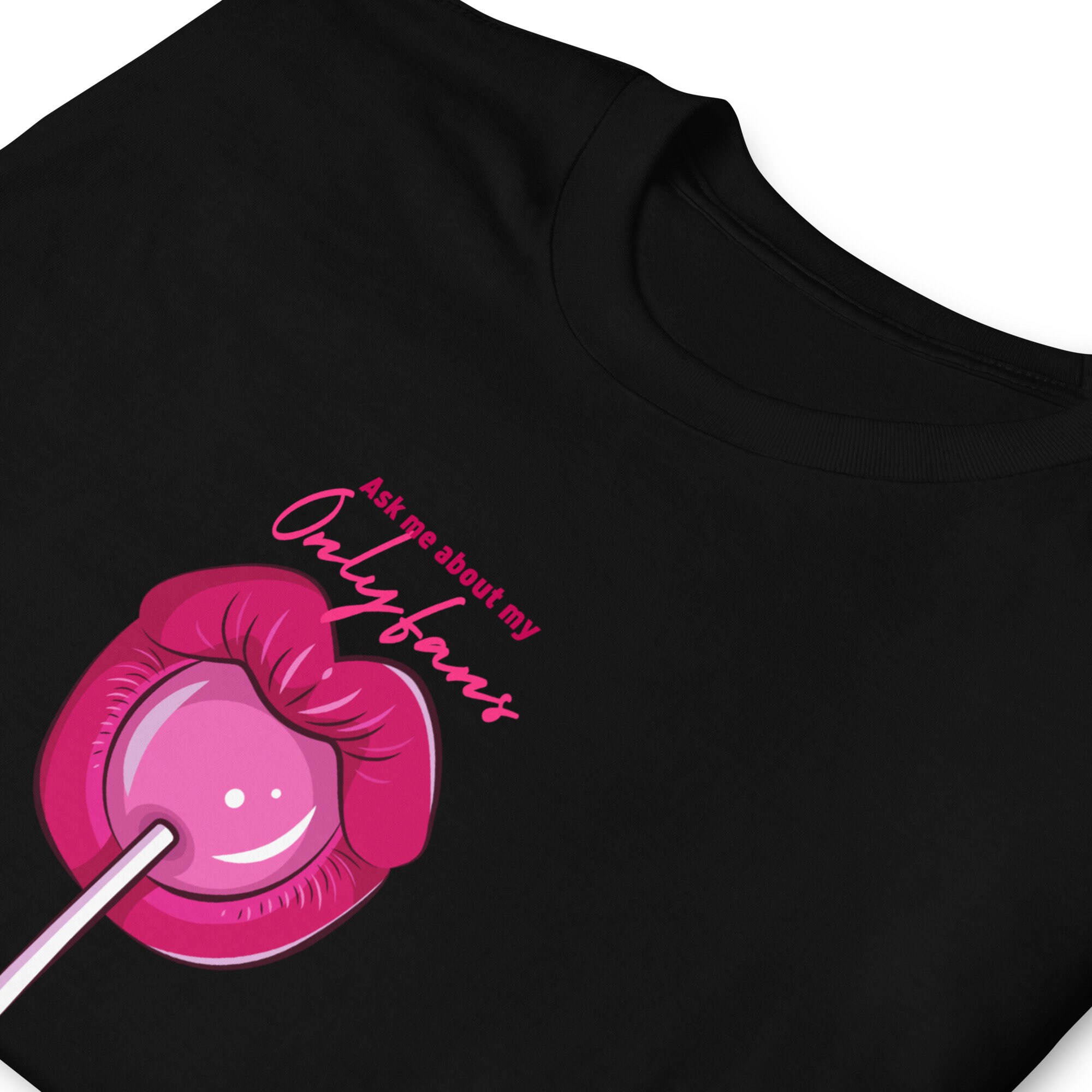 Onlyfans Short-sleeve Shirt, Naughty Sucking Lollipop Only Fans T Shirt ...