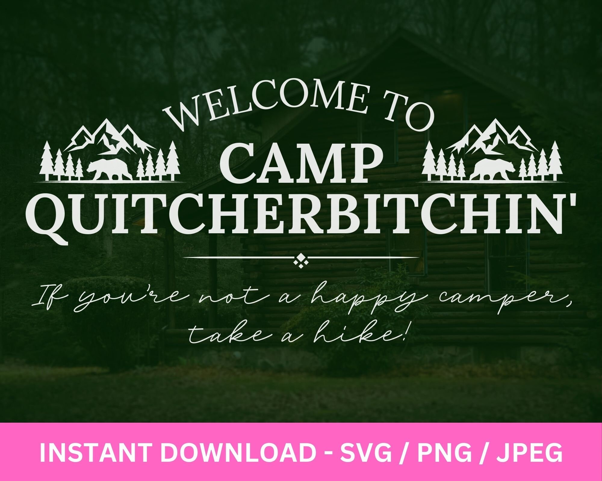 Cabin Svg Cabin Sign Svg Cabin Clipart Cabin Quotes - Etsy