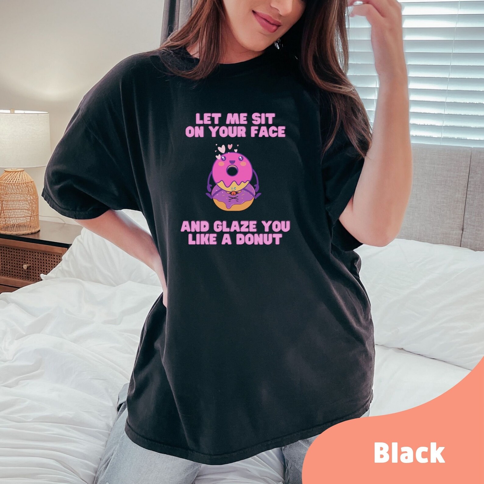 Funny Rude Sit on Your Face Donuts T-shirt, Onlyfans Adult Shirt, Girls ...