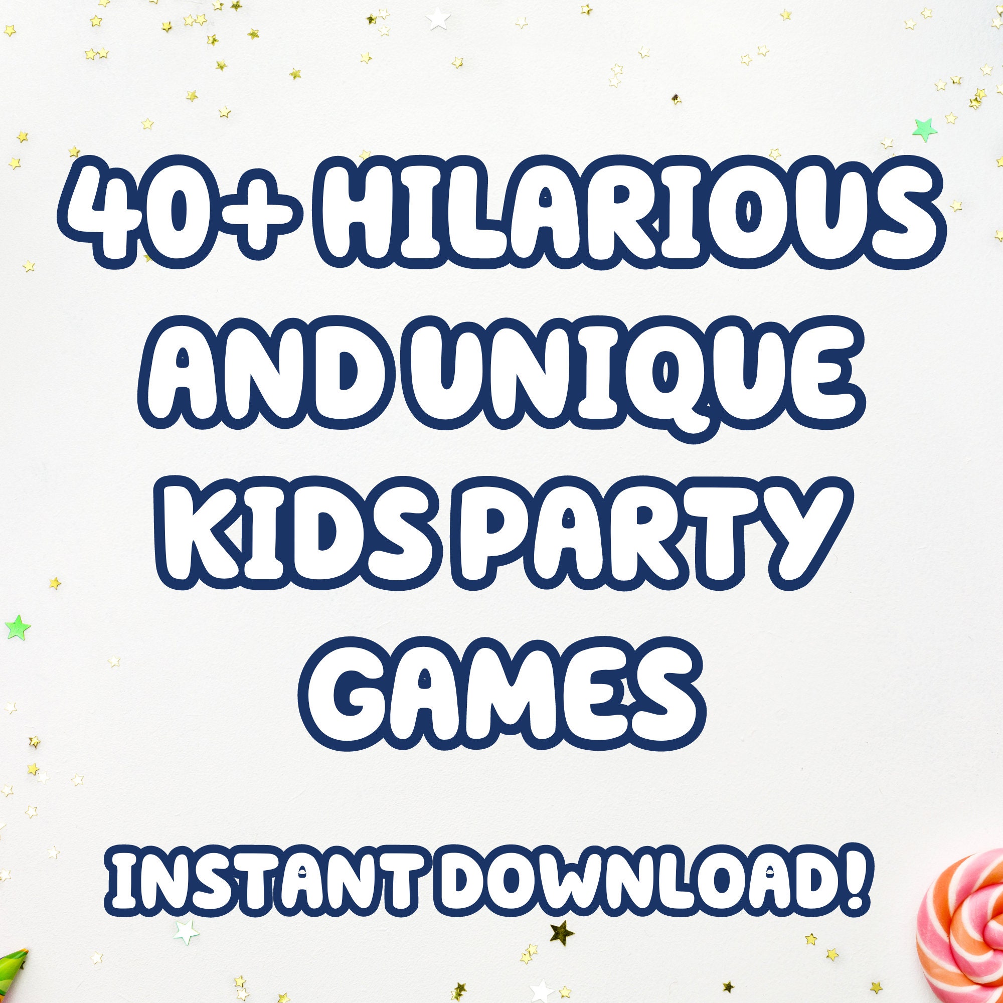 Ultimate Kids Party Game Extravaganza - Digital Download Fun Pack ...