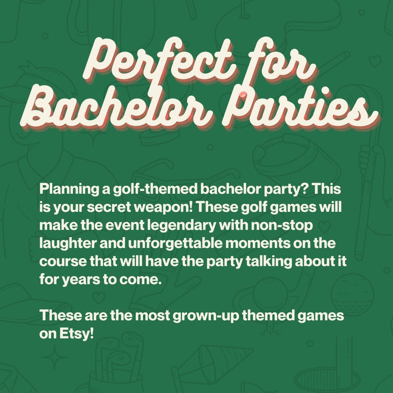Golf Party Games Ultimate Bundle – Hilarious & Boozy Printable Golf ...