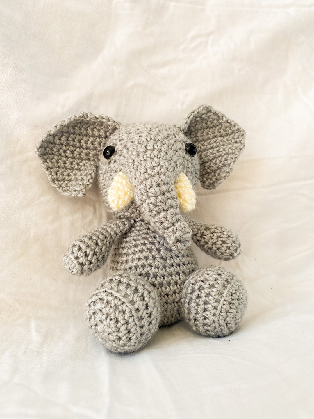Ella the Elephant Crocheted Stuffed Animal Safari Animals - Etsy