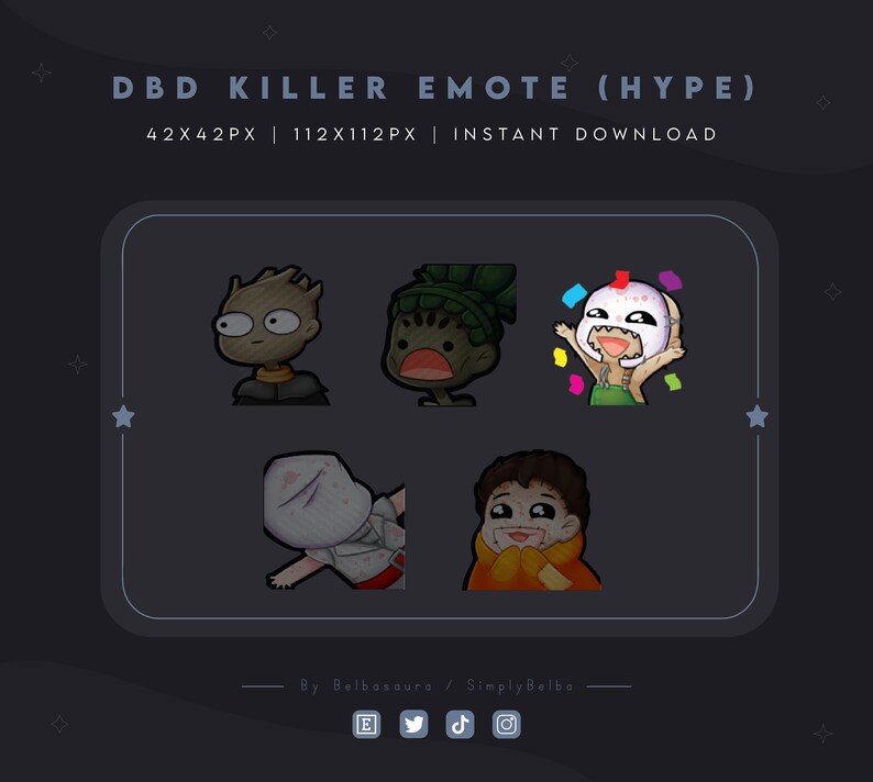 DBD Killer Trapper Emote individual instant Digital - Etsy Australia