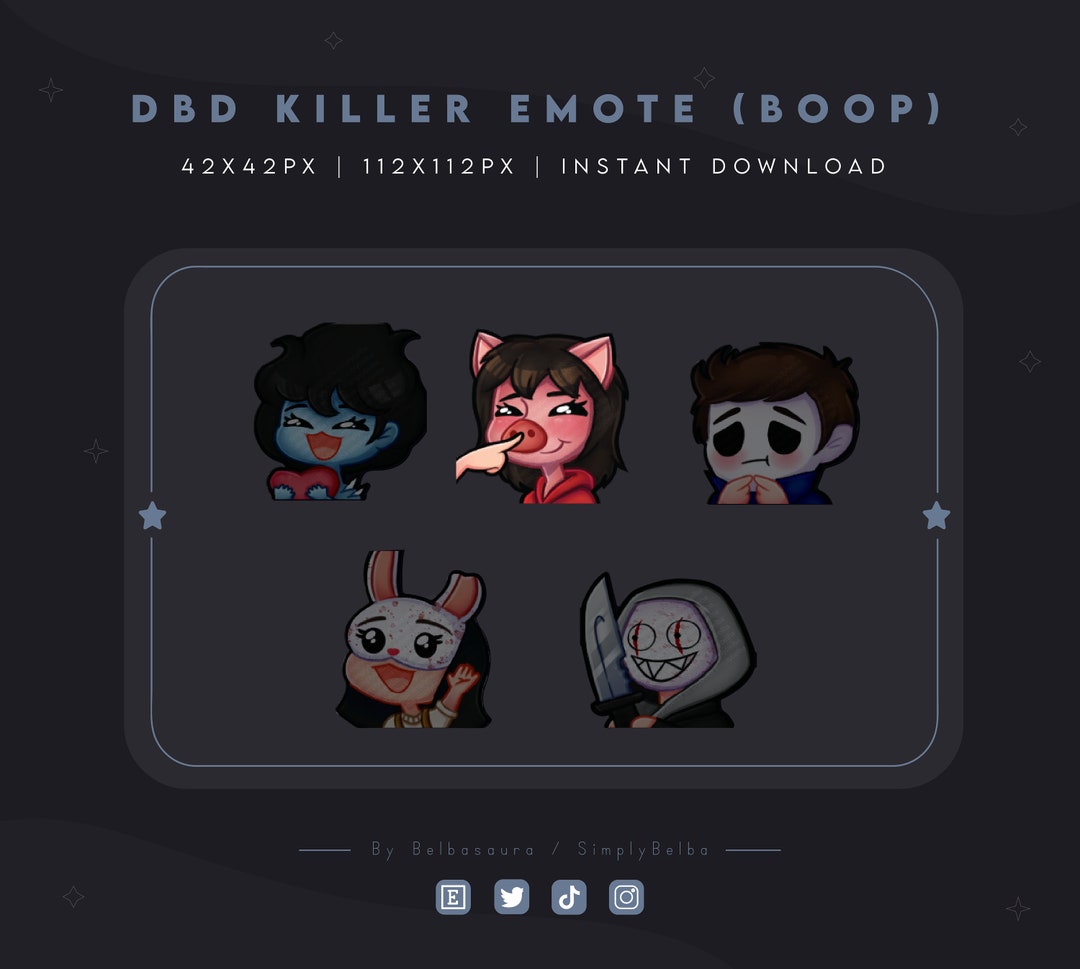 DBD Killer Pig Emote Individual descarga digital instantánea - Etsy España