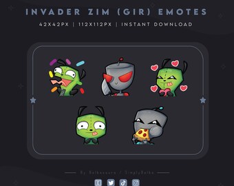 Invader Zim - Etsy