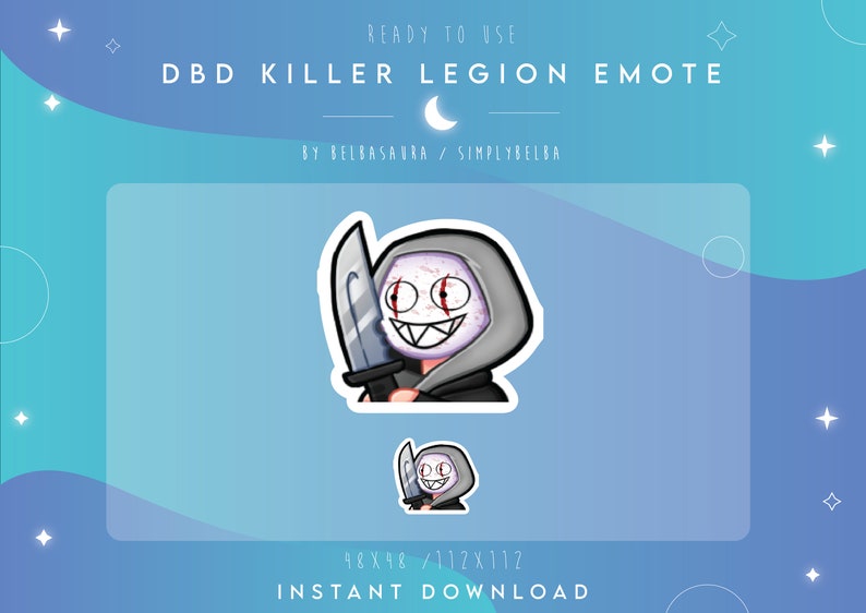 DBD Killer Legion Emote individual instant Digital - Etsy