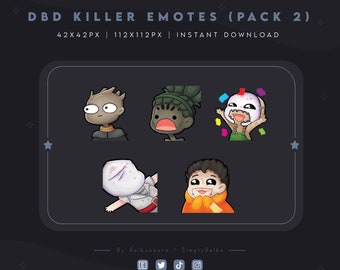 DBD Killer Trickster Emote individual instant Digital - Etsy