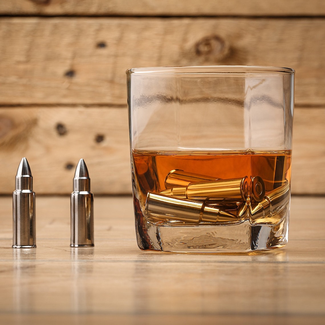 Stainless Steel Bullet Shaped Whiskey Stones Set of 6 - Etsy