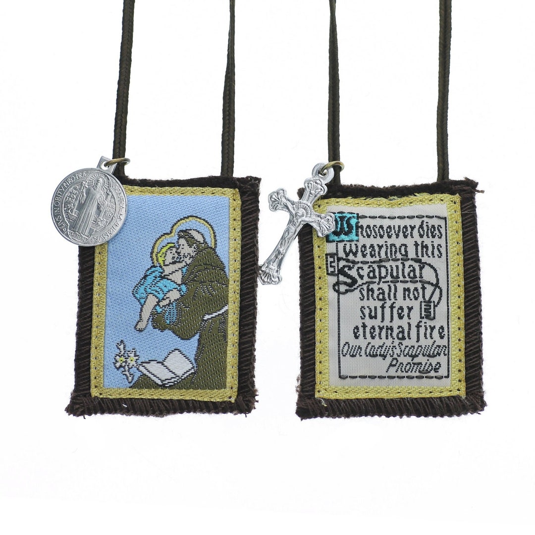 St Anthony Wool Scapular - Etsy