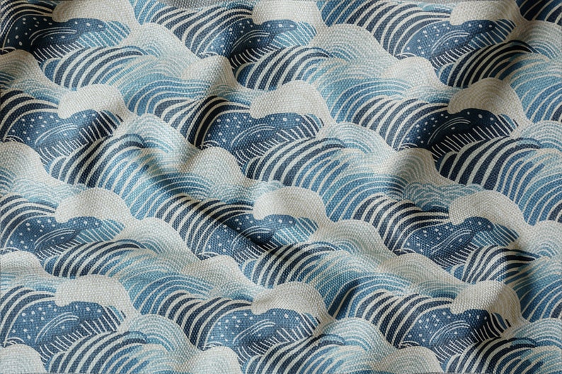 Hang Ten: Ocean Waves Digital Patterns for Textiles and Paper - Etsy