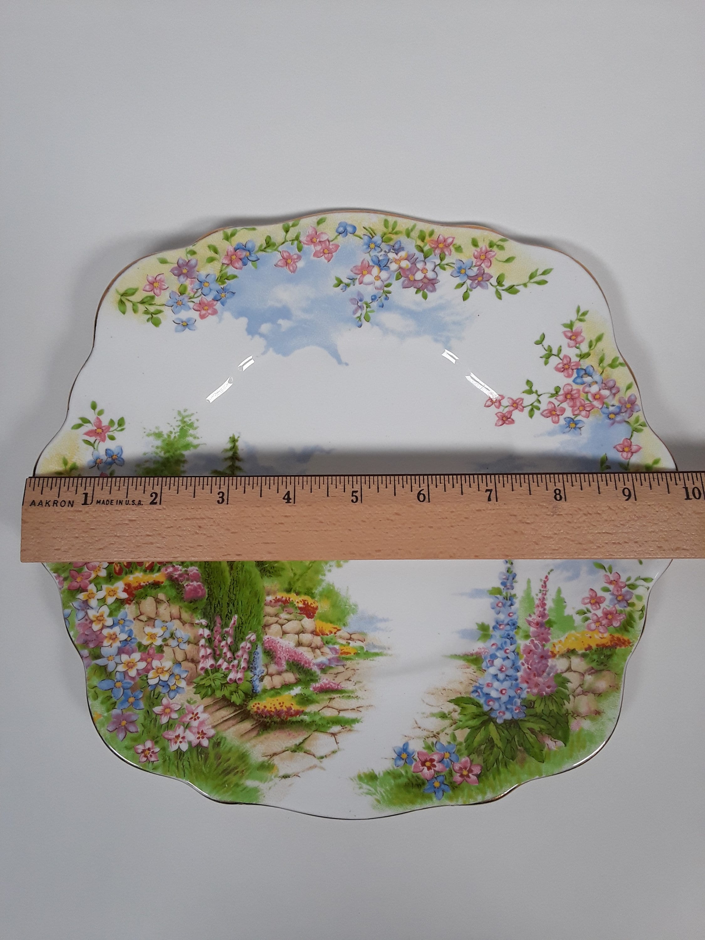 Royal Albert Kentish Rockery Large Cake Cookie Plate FREE - Etsy
