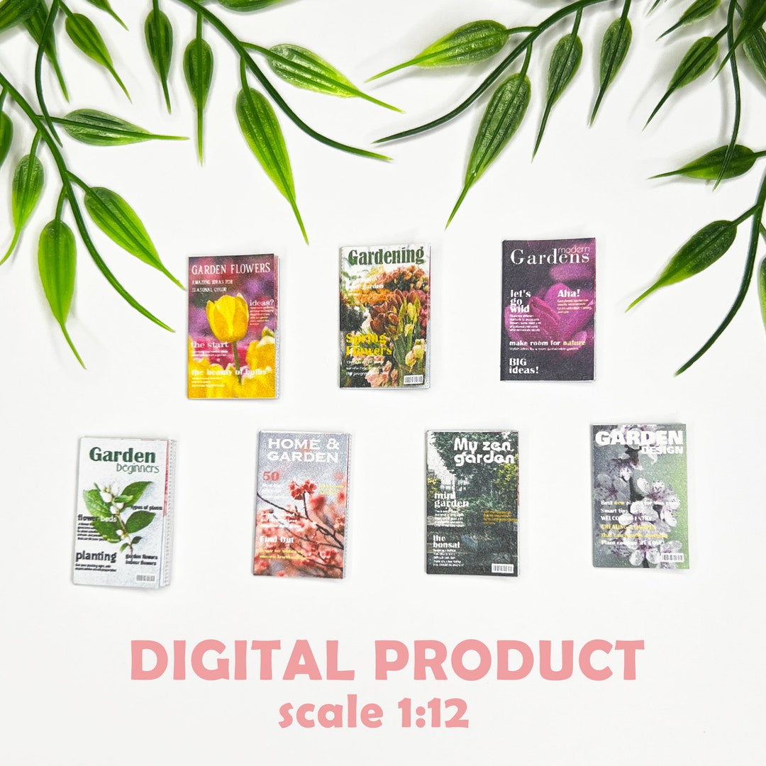 Digital Download DIY Magazines - 7 Covers and Pages - Dollhouse ...