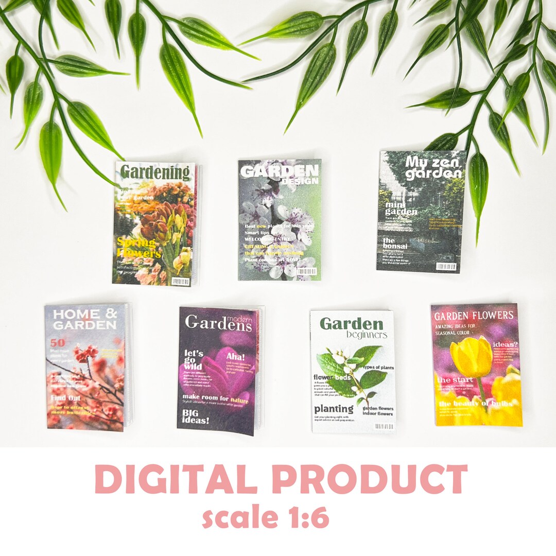 Digital Download DIY Magazines - Scale 1:6 - Openable Magazines ...
