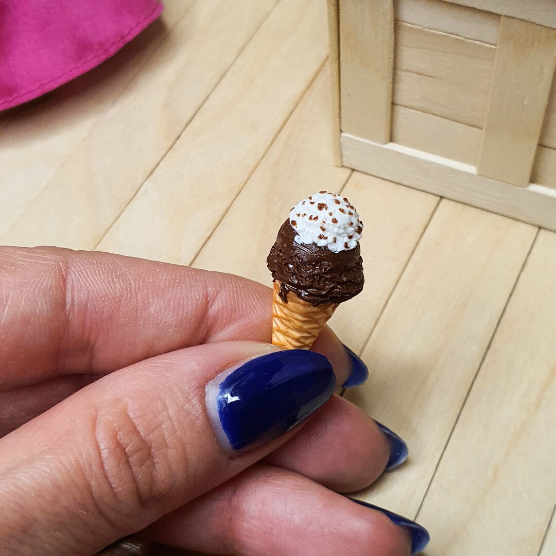 Dollhouse Ice Cream - Miniature Ice Cream for Dolls - Mini Ice Cream ...