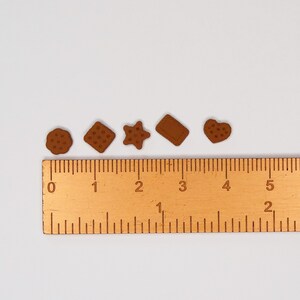 Dollhouse Realistic Biscuits in 5 Shapes - 5x Biscuit Pcs /by Choice ...