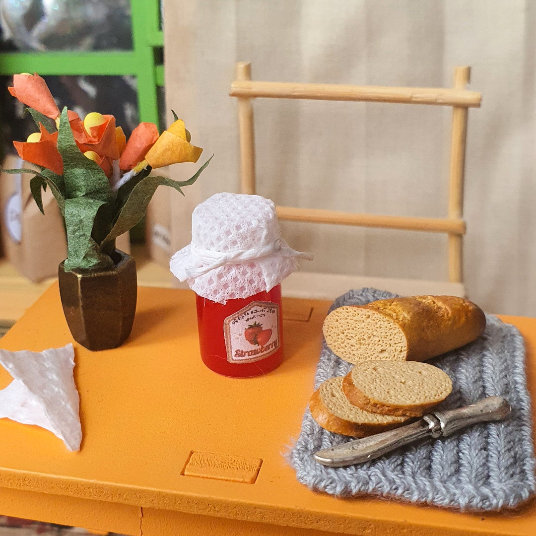 Dollhouse Jam/marmalade Jars Miniature Jars Miniature - Etsy