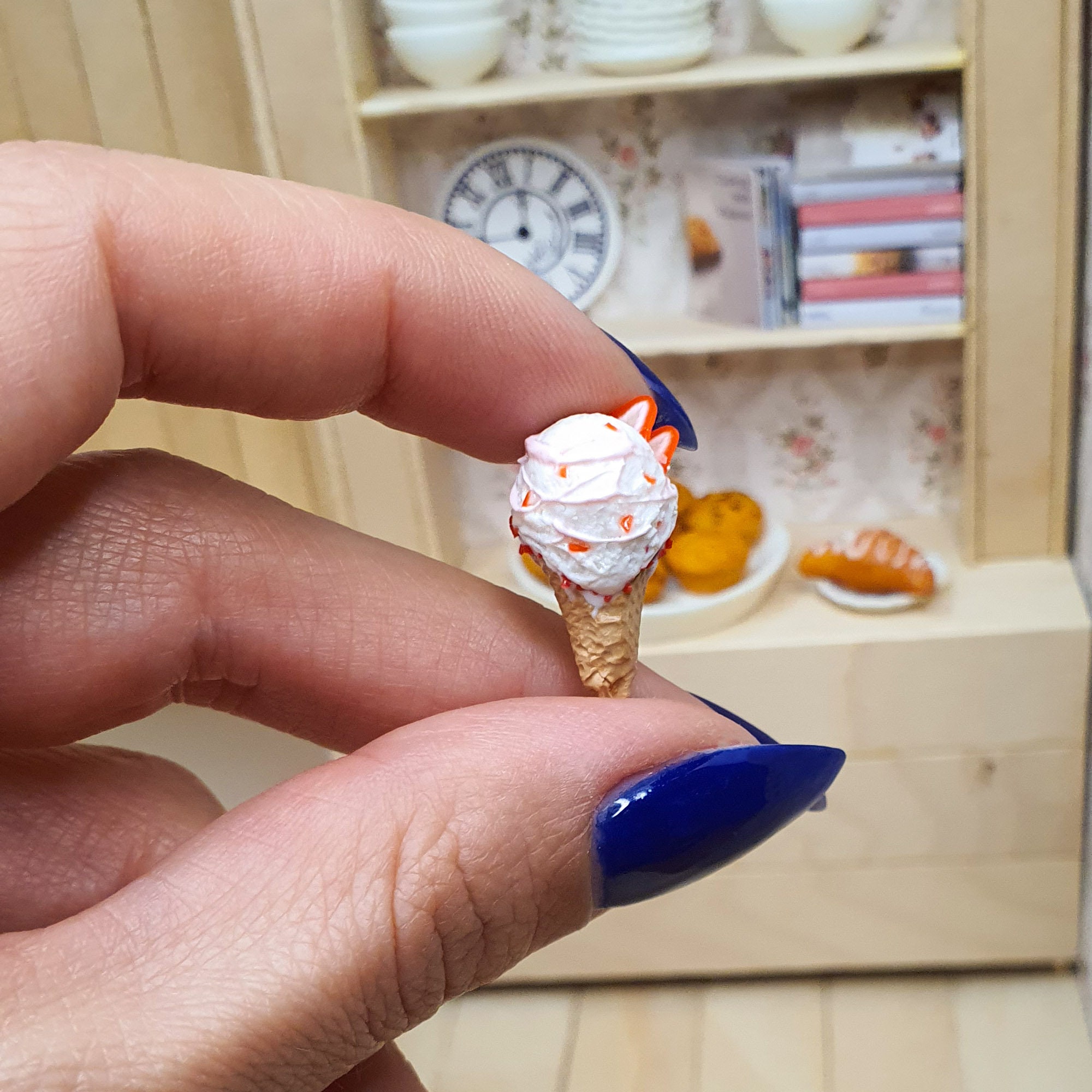 Dollhouse Ice Cream - Miniature Ice Cream - Dollhouse Ice Cream With ...
