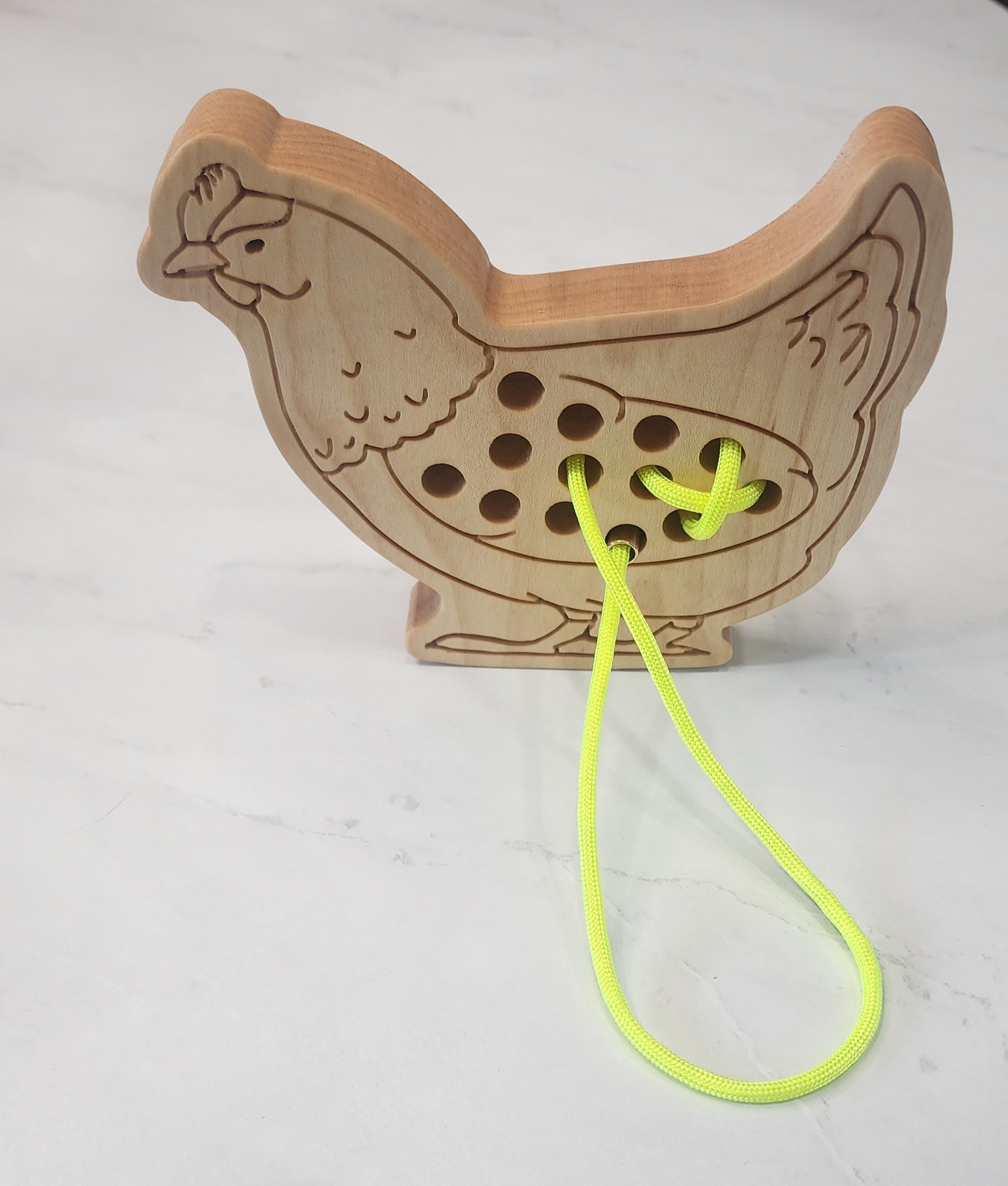 Farm Animal Lacing Toy Montessori Lacing Toy - Etsy