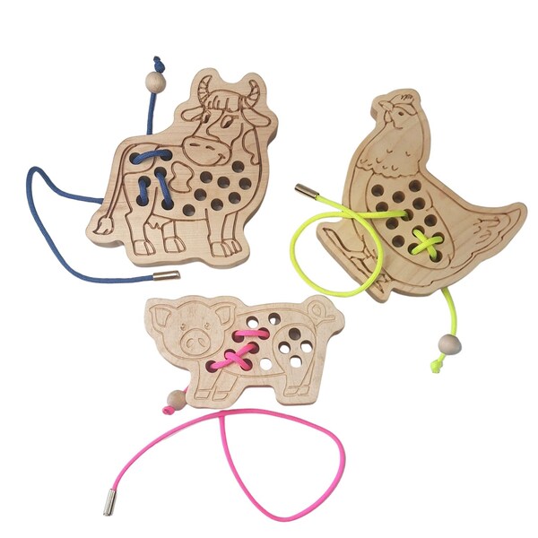 Wooden Toy Farm - Etsy