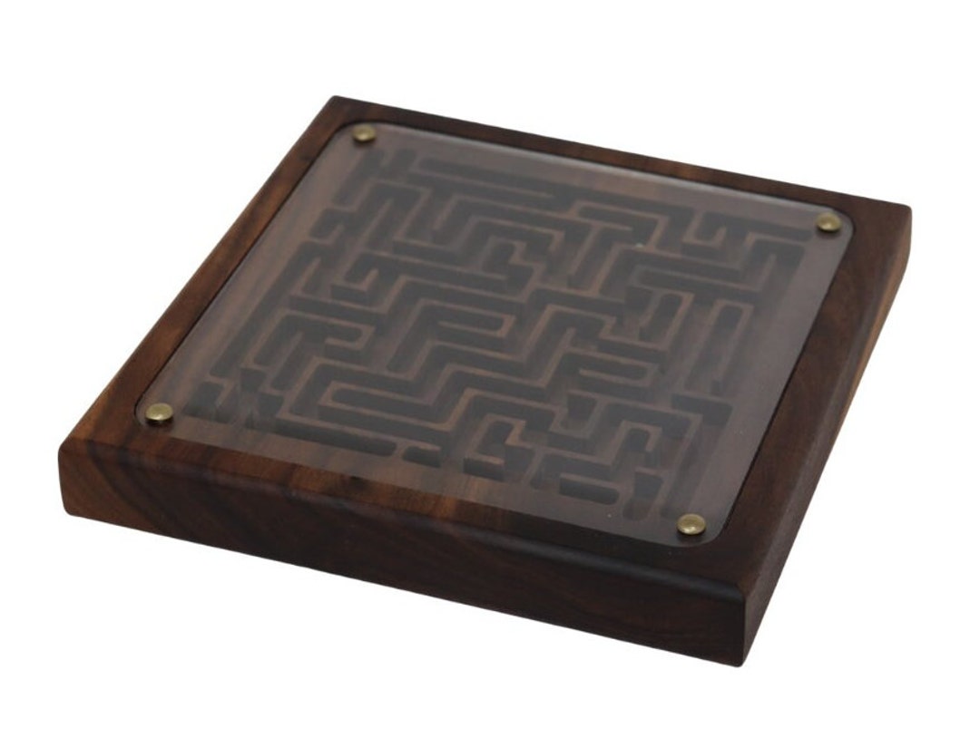 Old Time Wooden Maze Game/toy - Etsy