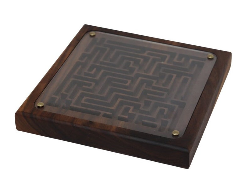 Old Time Wooden Maze Game/toy - Etsy