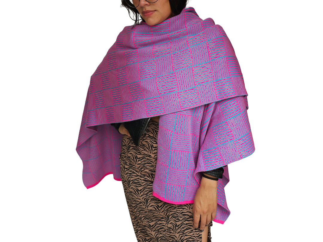 Cape, Poncho, Ruana, Wrap , Shawl Unique Designs Kinitted Supersoft One ...