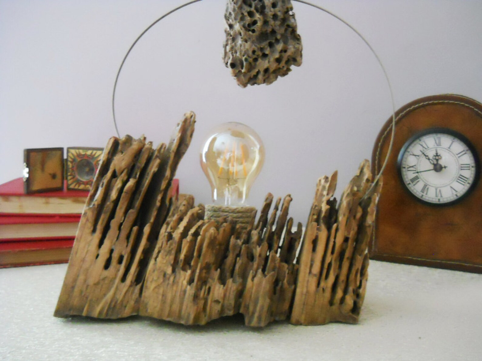 Unique Driftwood Lamptree Bark Lamp Sculpture Wood Lamp - Etsy