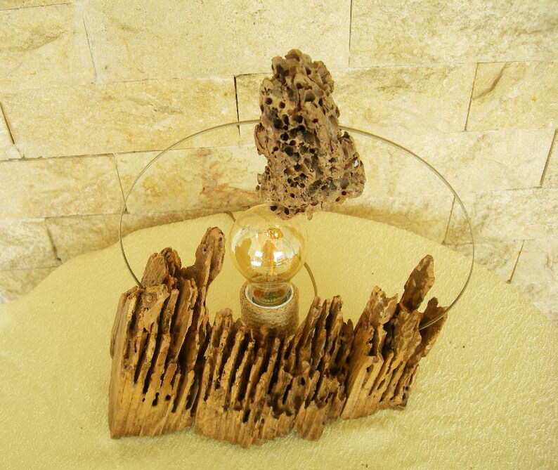 Unique Driftwood Lamptree Bark Lamp Sculpture Wood Lamp - Etsy