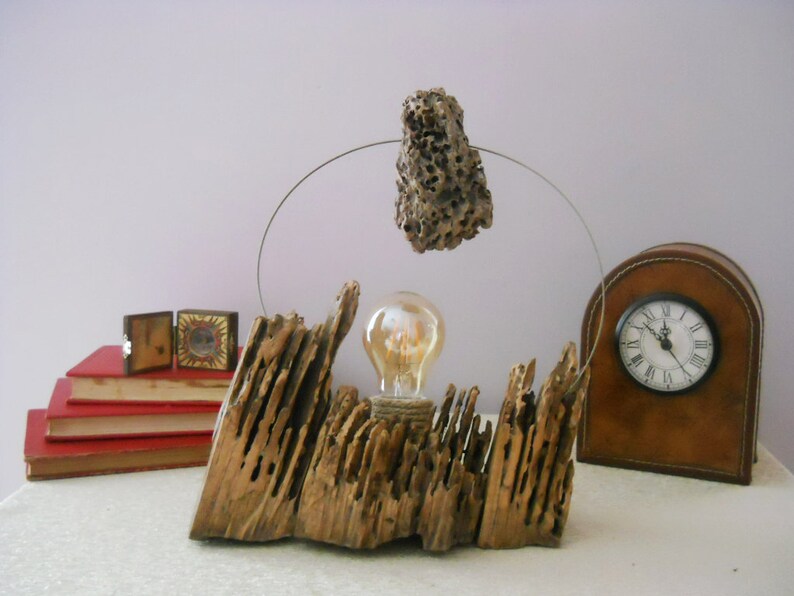 Unique Driftwood Lamptree Bark Lamp Sculpture Wood Lamp - Etsy
